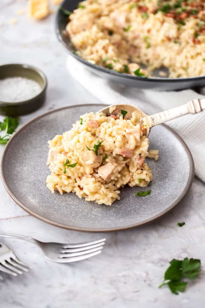 Chicken and Bacon Risotto – Act One Art
